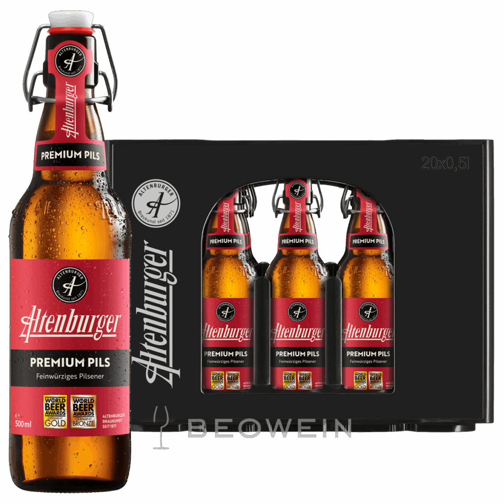 Altenburger Premium Pils 18x0,5 l - BEOWEIN