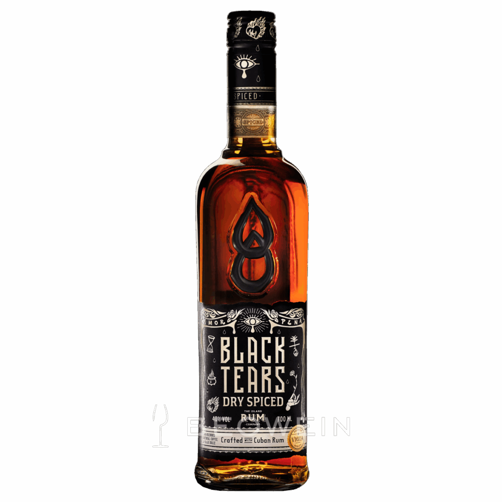 Black Tears Dry Spiced Rum 0,7 l - BEOWEIN